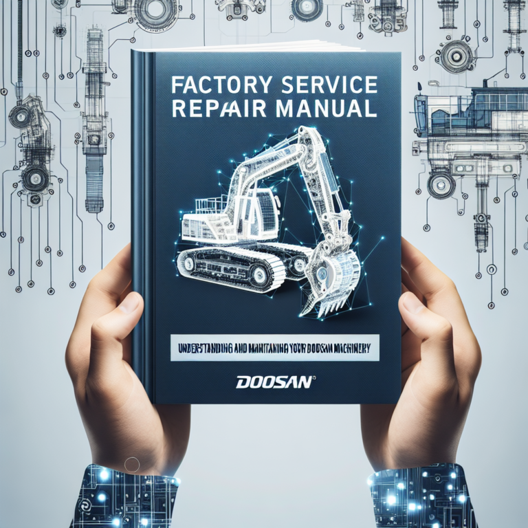 "Essential Doosan Model Guide: Tailored Factory Repair Manual" - Daewoo ...